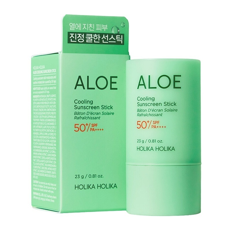 Aloe Cooling Sunscreen Stick SPF50+ - Holika Holika